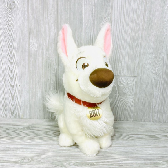 Disney | Accents | Disney Bolt Plush Dog Disney Parks Exclusive Toy ...